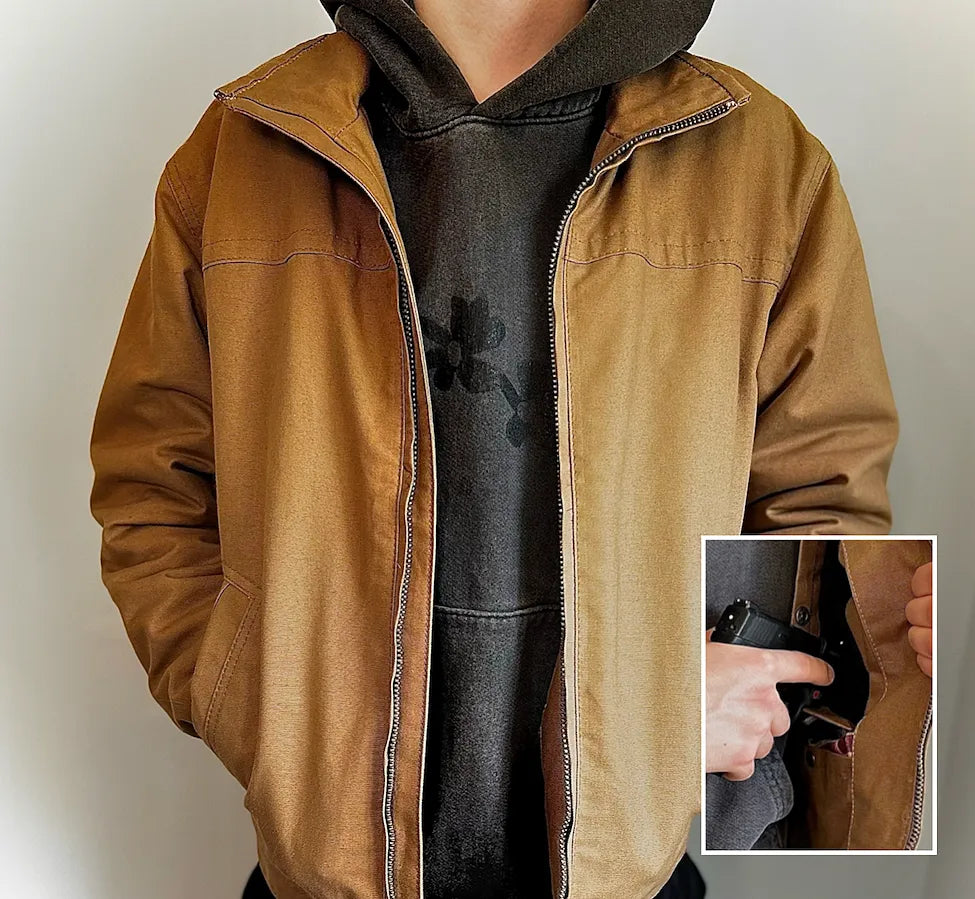 Concealed Carry Jacket | Leather & Canvas CCW Jackets | In Stock! – AI ...